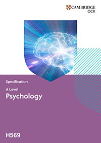Cambridge OCR's refreshed A Level in Psychology