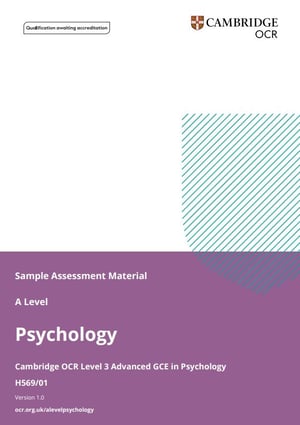 Cambridge OCR's refreshed A Level in Psychology