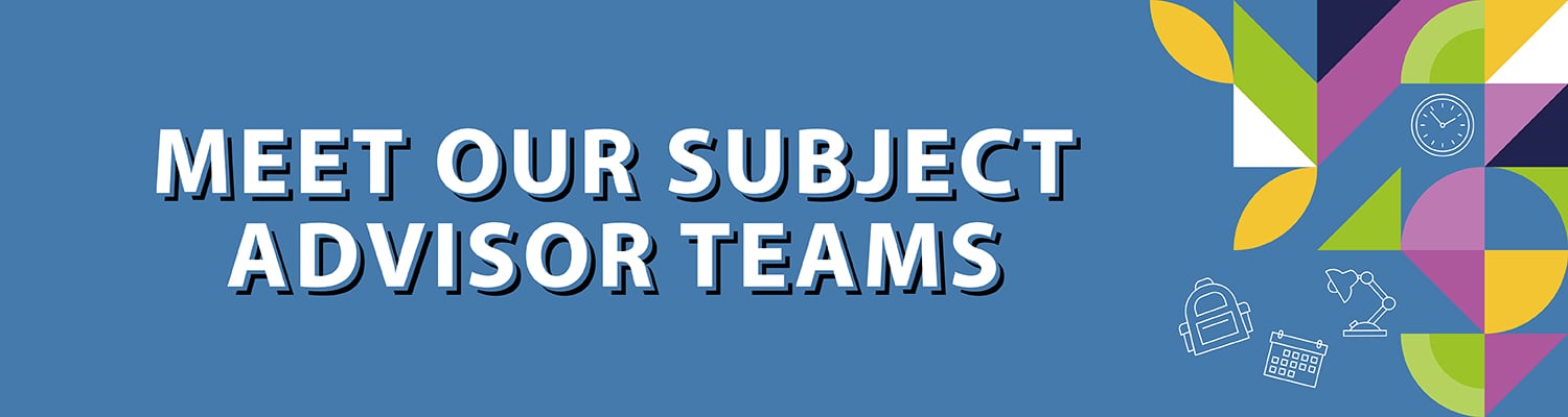 Meet the Subject Teams