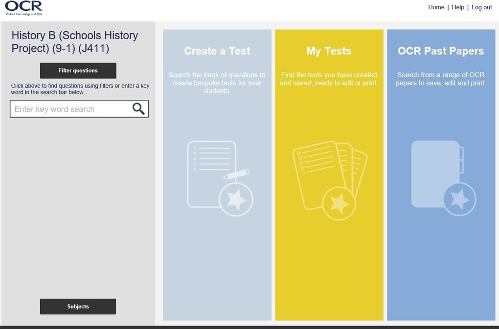 History - ExamBuilder